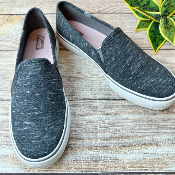 Keds | Shoes | Nib Keds Double Decker Speckled Gray | Poshmark